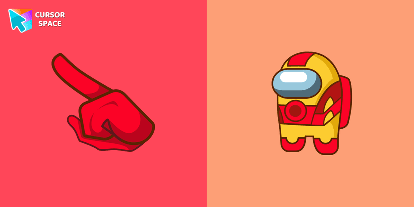 Cursor Among Us Iron Man Character For Chrome - Cursor Pack | Cursor Space